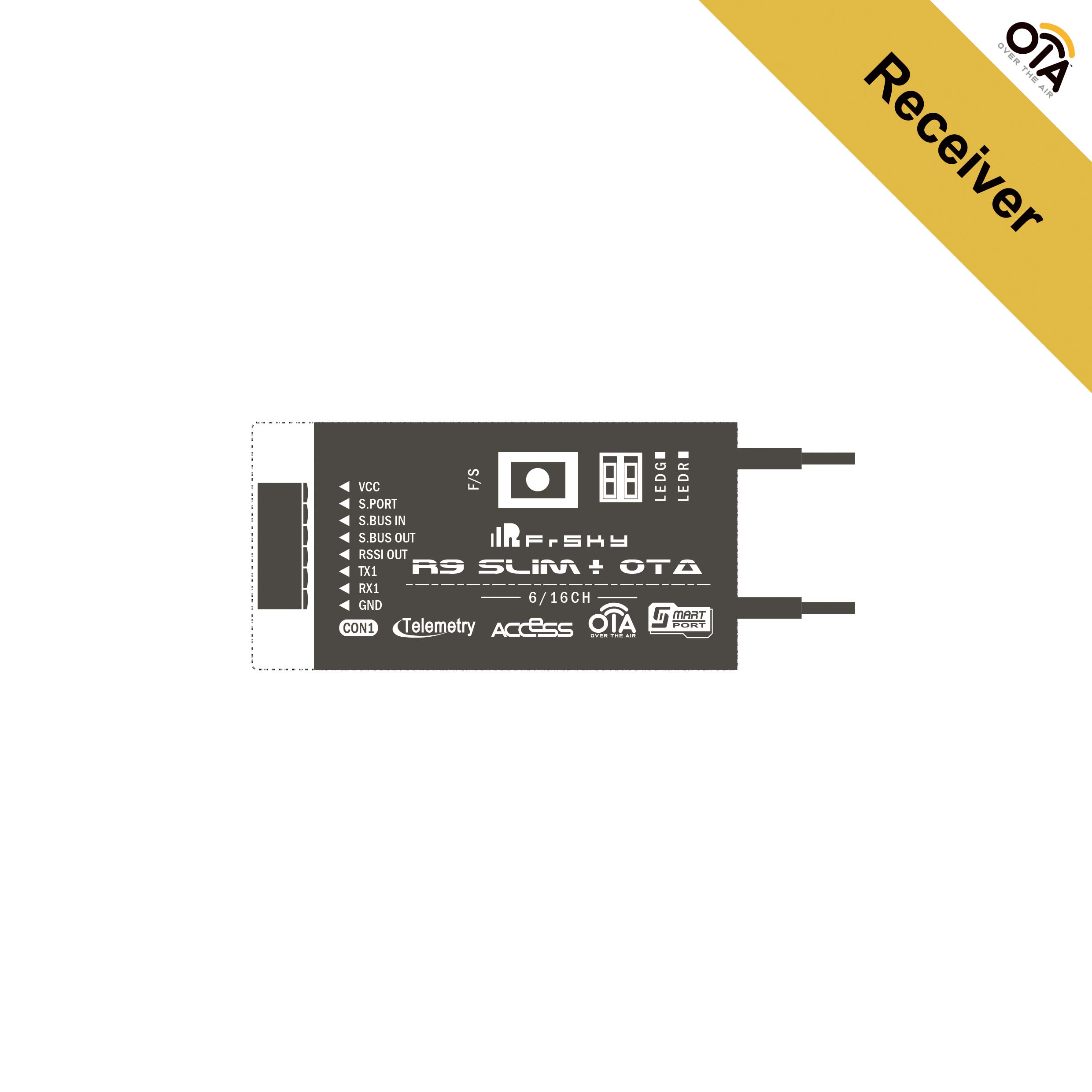 Receptor Frsky R9 Slim + OTA – JJ-HOBBIES